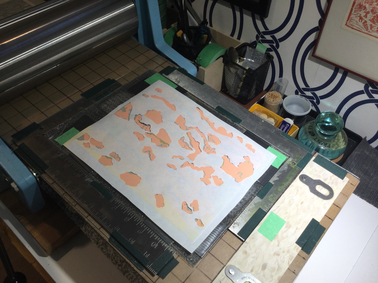 Relief Print Process . How Relief Prints Are Made • Blue Chisel Studio